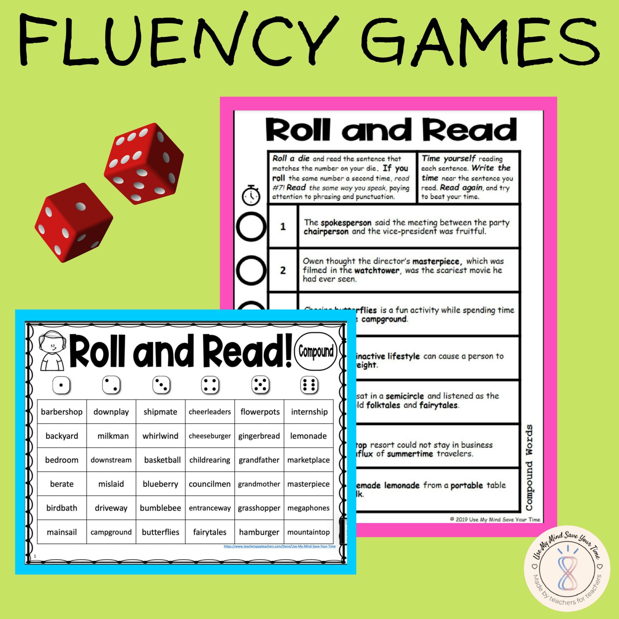 Decoding Multisyllabic Words Fluency & Vocabulary Bundle ...