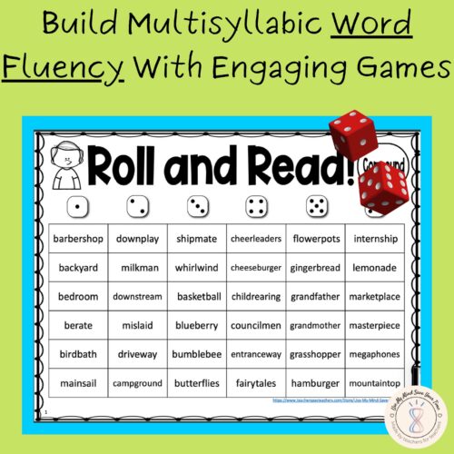 Decoding Multisyllabic Words Fluency & Vocabulary Bundle ...