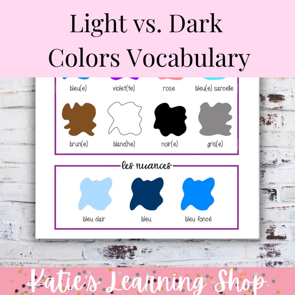 French Classroom Poster: Les Couleurs | Colors | Made By Teachers