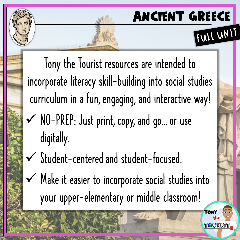 Ancient Greece Unit Bundle- Reading Passages, Activities, PowerPoint ...