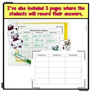 Representing numbers - Monster Matching Card Game | Made By Teachers