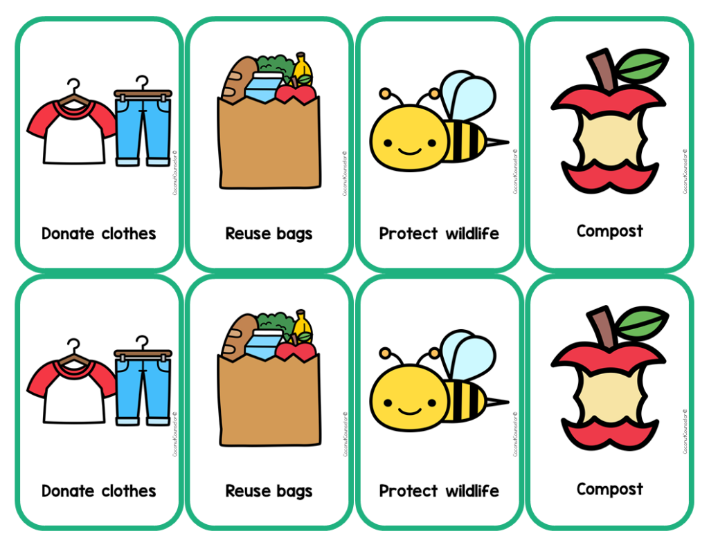 Go Green Matching Card Game | Made By Teachers