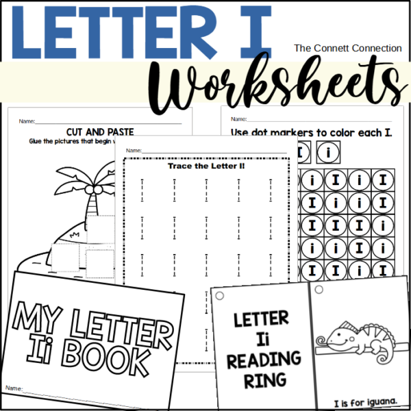 Letter I Worksheets for Letter Recognition and Beginning Sounds | Made ...