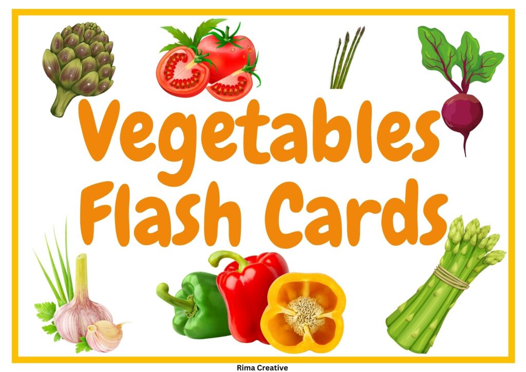 Vegetables Vocabulary Flashcards | Made By Teachers