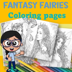 Fairyland Fancies: Delightful Coloring Pages of Magical Fairies and ...