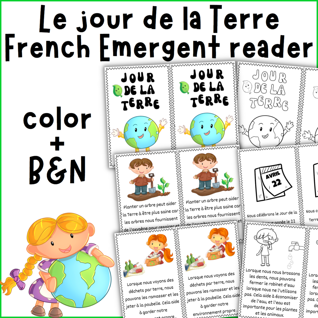 French Earth Day Emergent Reader | Made By Teachers