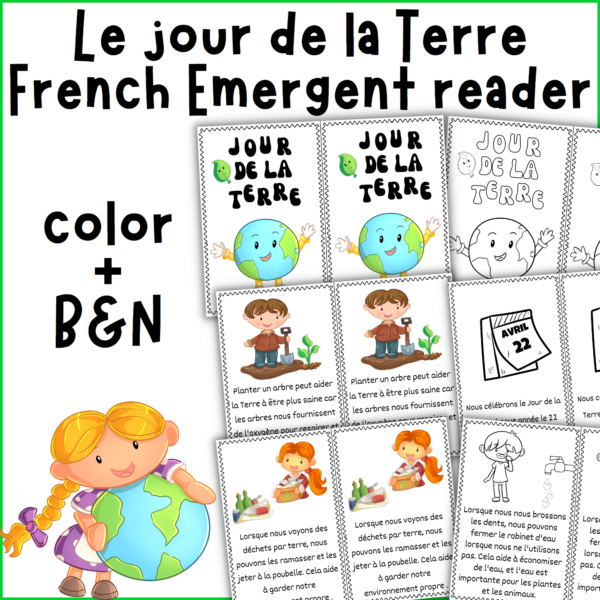 French Earth Day Emergent Reader | Made By Teachers