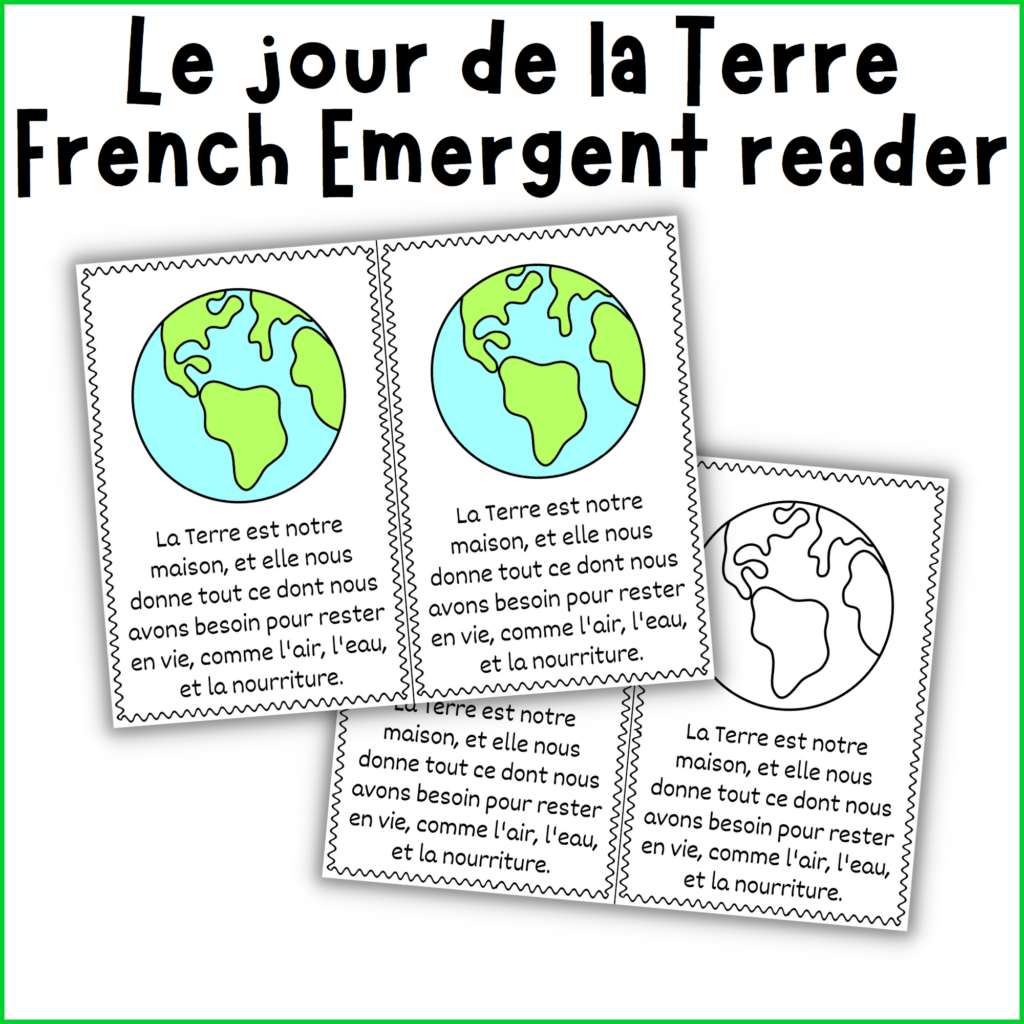 French Earth Day Emergent Reader | Made By Teachers