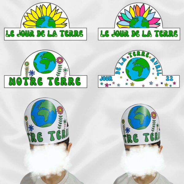Le jour de la terre Couronne et Bracelets, Earth day activities in ...