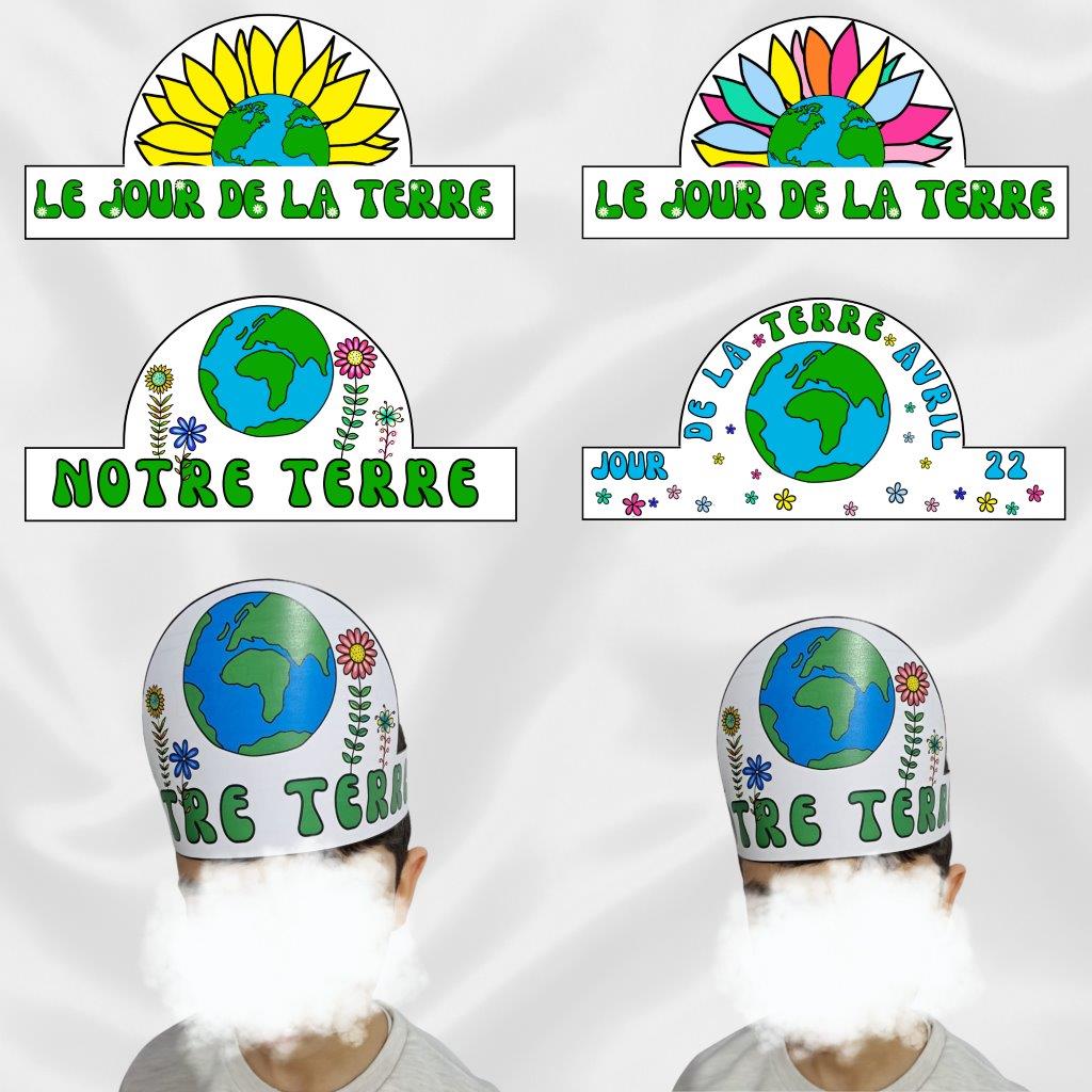 Le jour de la terre Couronne et Bracelets, Earth day activities in ...