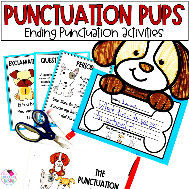 Punctuation Practice in Sentence Writing - Centers, Worksheets, Writing ...