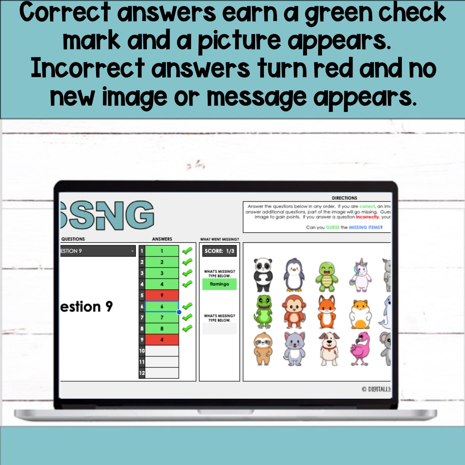Similar Figures - Find the Missing Side Length - Self-Checking Digital ...