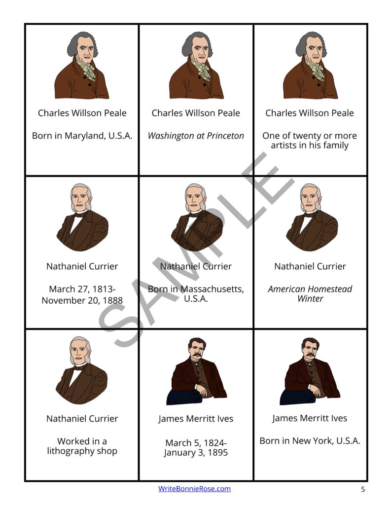 Famous Artists & Their Paintings Card Game | Made By Teachers