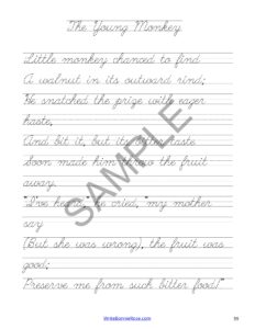 Animal Poetry Cursive Copywork, Vol. 1 | Made By Teachers