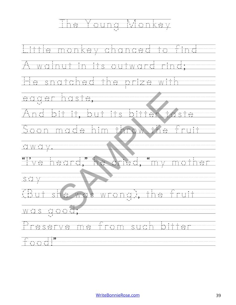 Animal Poetry Print Copywork, Vol. 1 | Made By Teachers