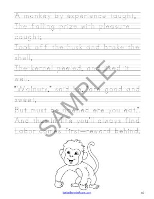 Animal Poetry Print Copywork, Vol. 1 | Made By Teachers