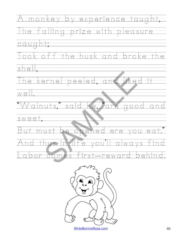 Animal Poetry Print Copywork, Vol. 1 | Made By Teachers