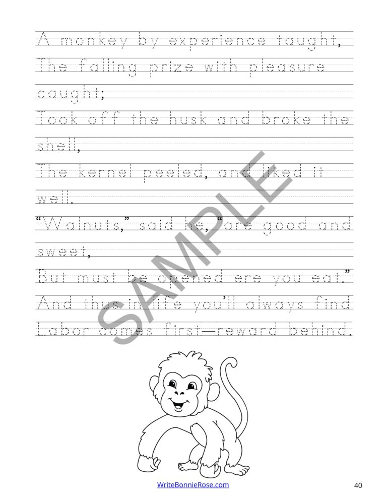 Animal Poetry Print Copywork, Vol. 1 | Made By Teachers