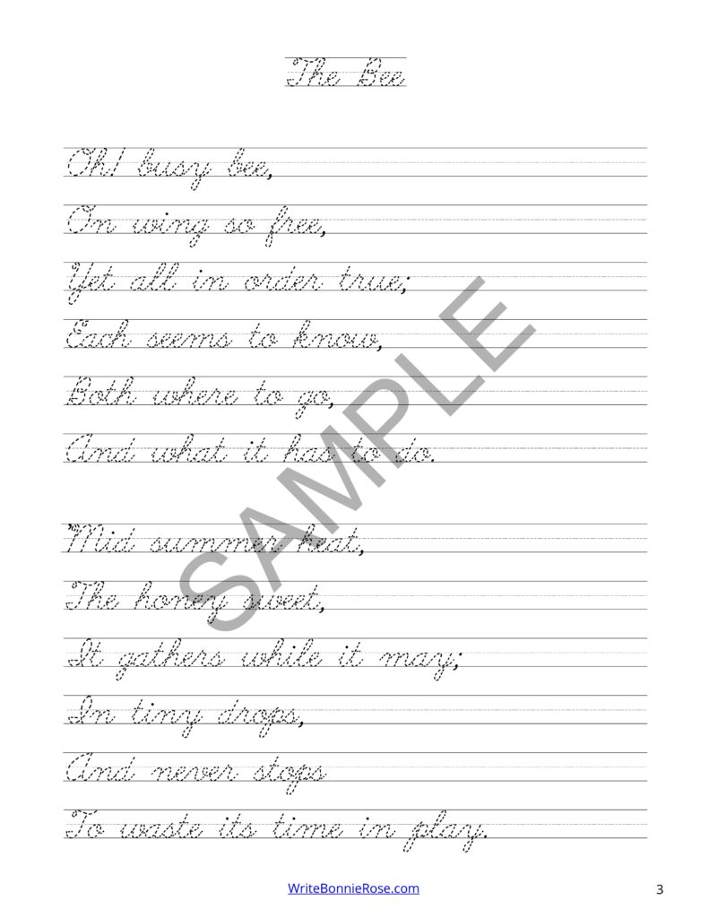 Animal Poetry Cursive Copywork, Vol. 2 | Made By Teachers