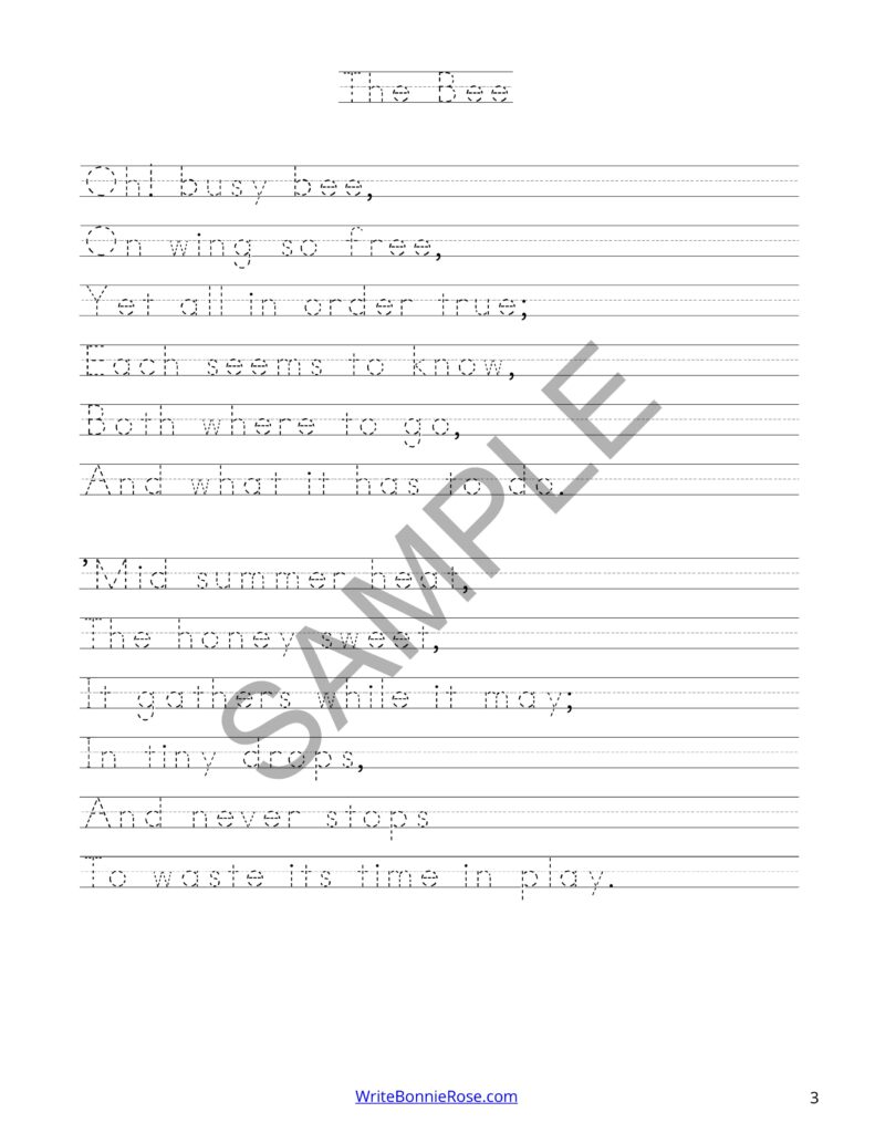 Animal Poetry Print Copywork, Vol. 2 | Made By Teachers