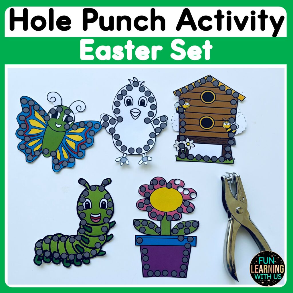 Spring Hole Punch Fine Motor Skill Activity | Made By Teachers
