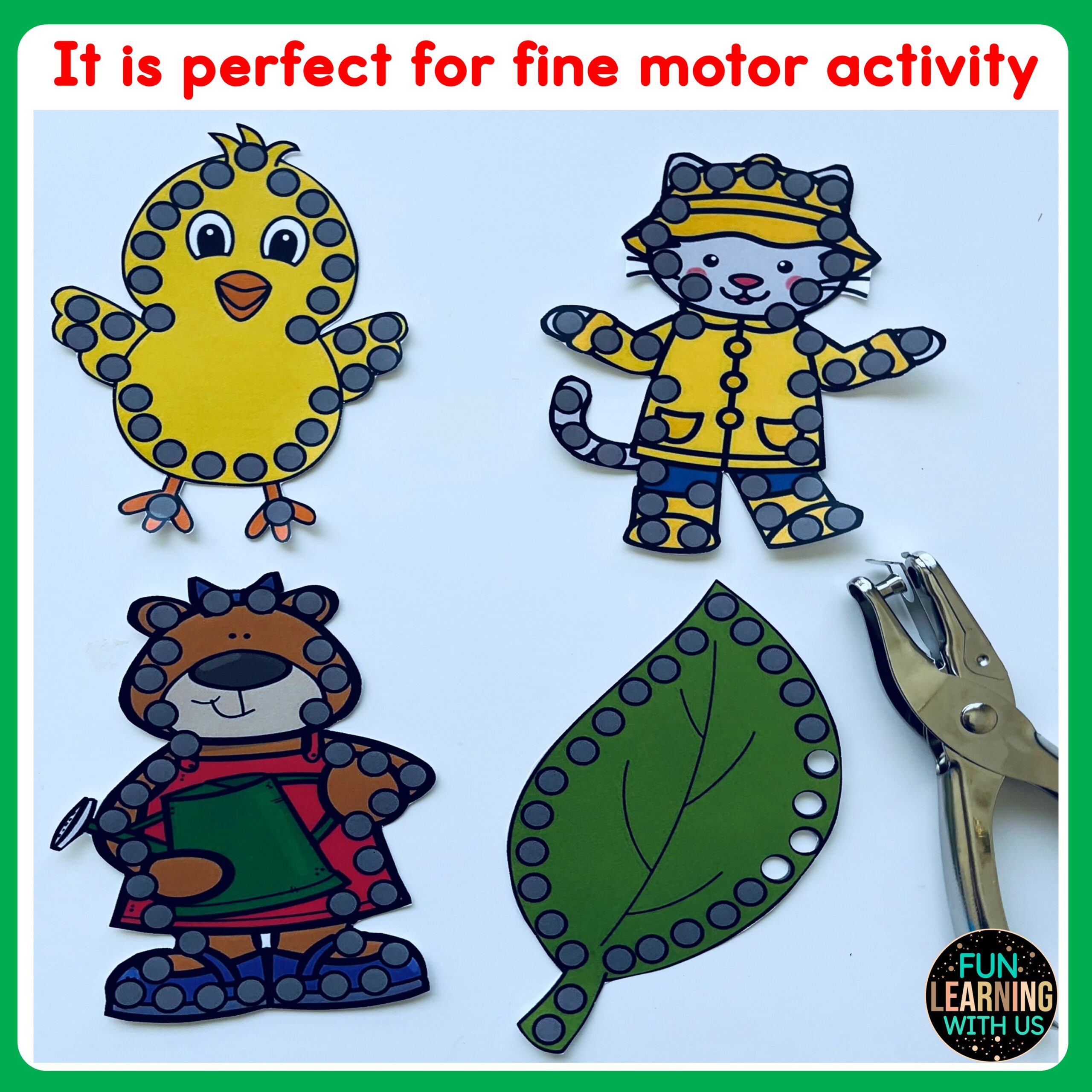 Spring Hole Punch Fine Motor Skill Activity | Made By Teachers