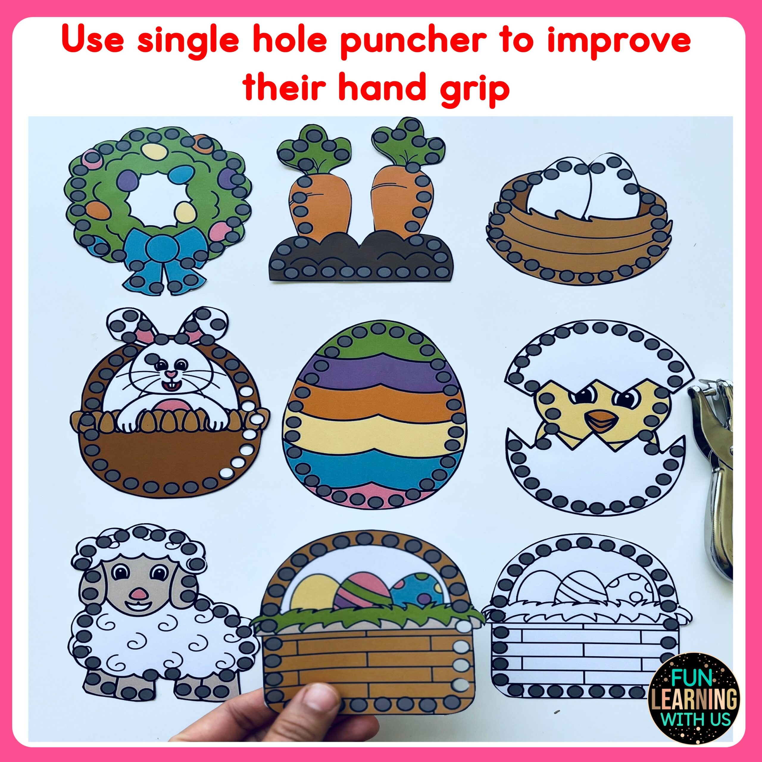 Easter Hole Punch Fine Motor Skill Activity | Made By Teachers