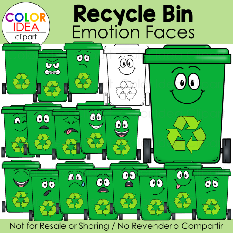 Recycle Bin Emotion Faces | Made By Teachers