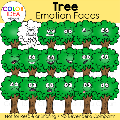 Tree Emotion Faces | Made By Teachers