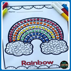 Weather & Climate Fine Motor Skill Q-Tip Painting | Made By Teachers