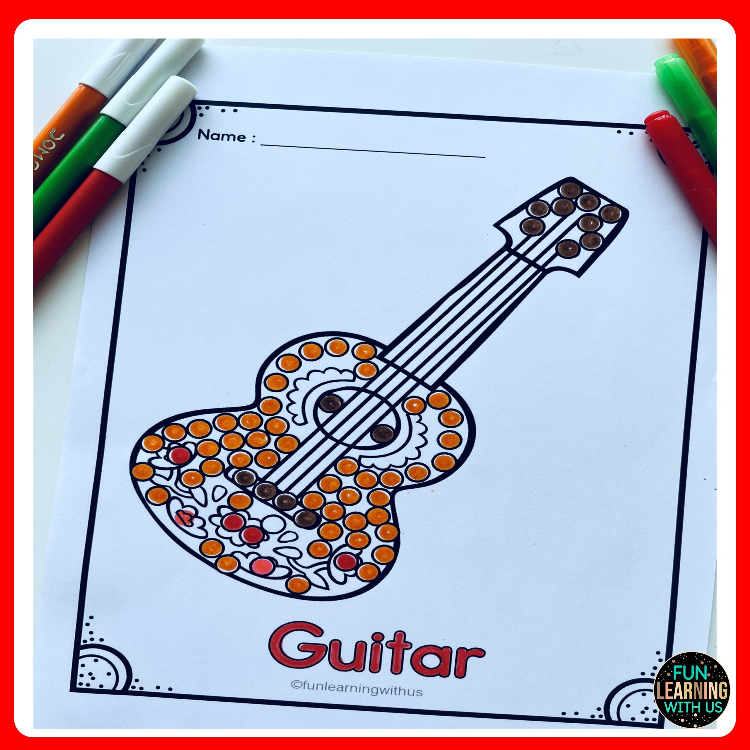 Cinco De Mayo Fine Motor Skill Q-Tip Painting | Made By Teachers