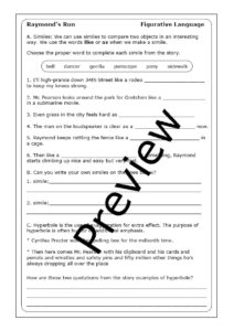 Toni Cade Bambara "Raymond's Run" worksheets | Made By Teachers