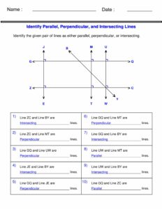 Identifying Parallel, Perpendicular, & Intersecting Lines from a Graph ...