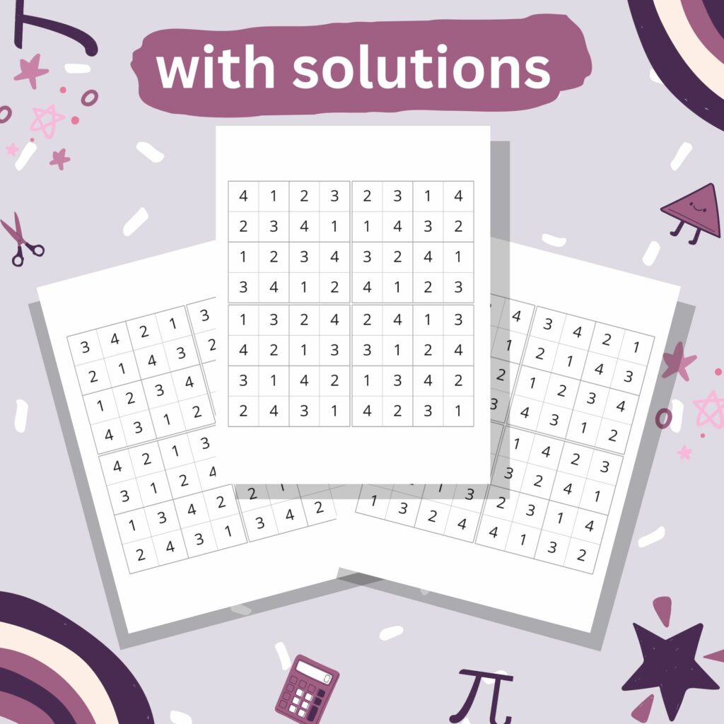 sudoko puzzle game vol 1 | Made By Teachers