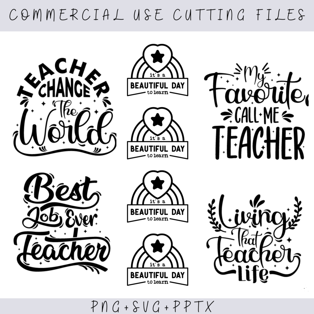 Teacher Svg Bundle, Teacher Quote Svg, Teacher Svg, School Svg, Teacher ...