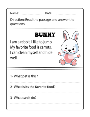 Reading Comprehension Passages Worksheets Activity | Made By Teachers