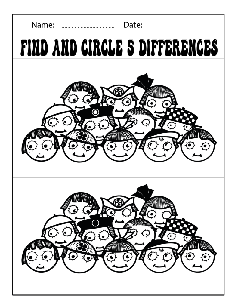 Find the Differences (Game)-Visual Perceptual Activity | Made By Teachers