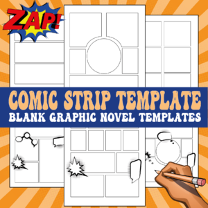 Comic Strip Template - Blank Graphic Novel Templates Clipart /ClipArt ...