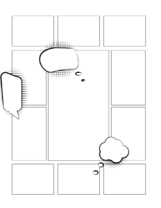 Comic Strip Template - Blank Graphic Novel Templates Clipart /ClipArt ...