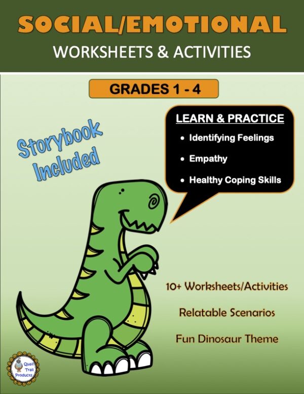 Social/Emotional Worksheets and Activities - Dinosaur Theme | Made By ...