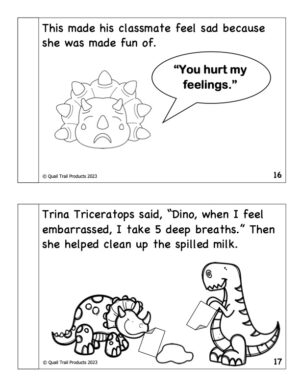 Social/Emotional Worksheets and Activities - Dinosaur Theme | Made By ...