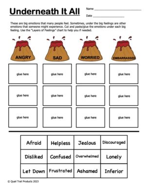 Social/Emotional Worksheets and Activities - Dinosaur Theme | Made By ...