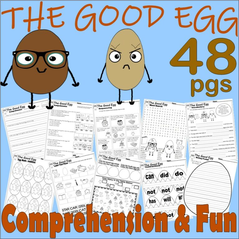 The Good Egg John Jory Book Companion | Made By Teachers