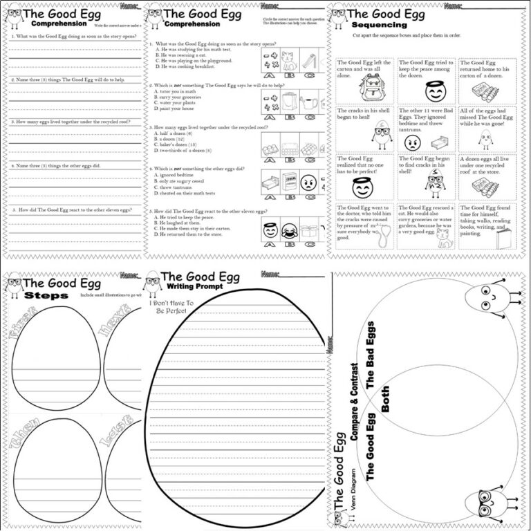The Good Egg John Jory Book Companion | Made By Teachers