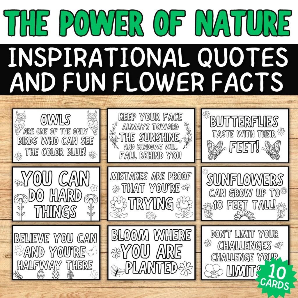 The Power of Nature: Empowering Words and Intriguing Environmental Info ...