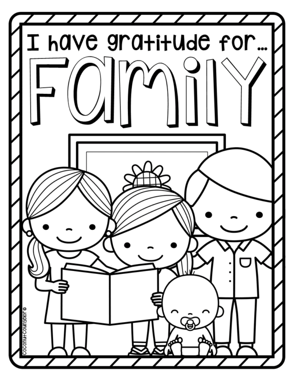 Gratitude Coloring Pages | Made By Teachers