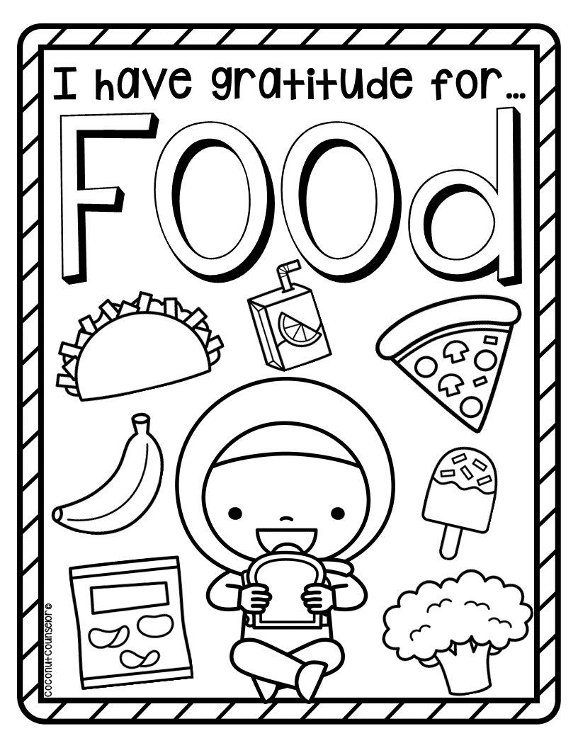 Gratitude Coloring Pages | Made By Teachers