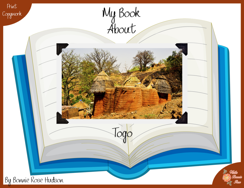 My Book About Togo with Print Copywork | Made By Teachers