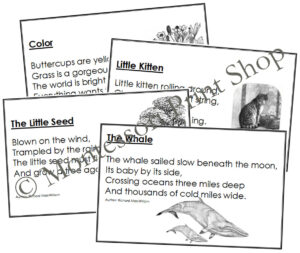 Short Poetry - 10 Poems for Memorization - Preschool & Primary | Made ...