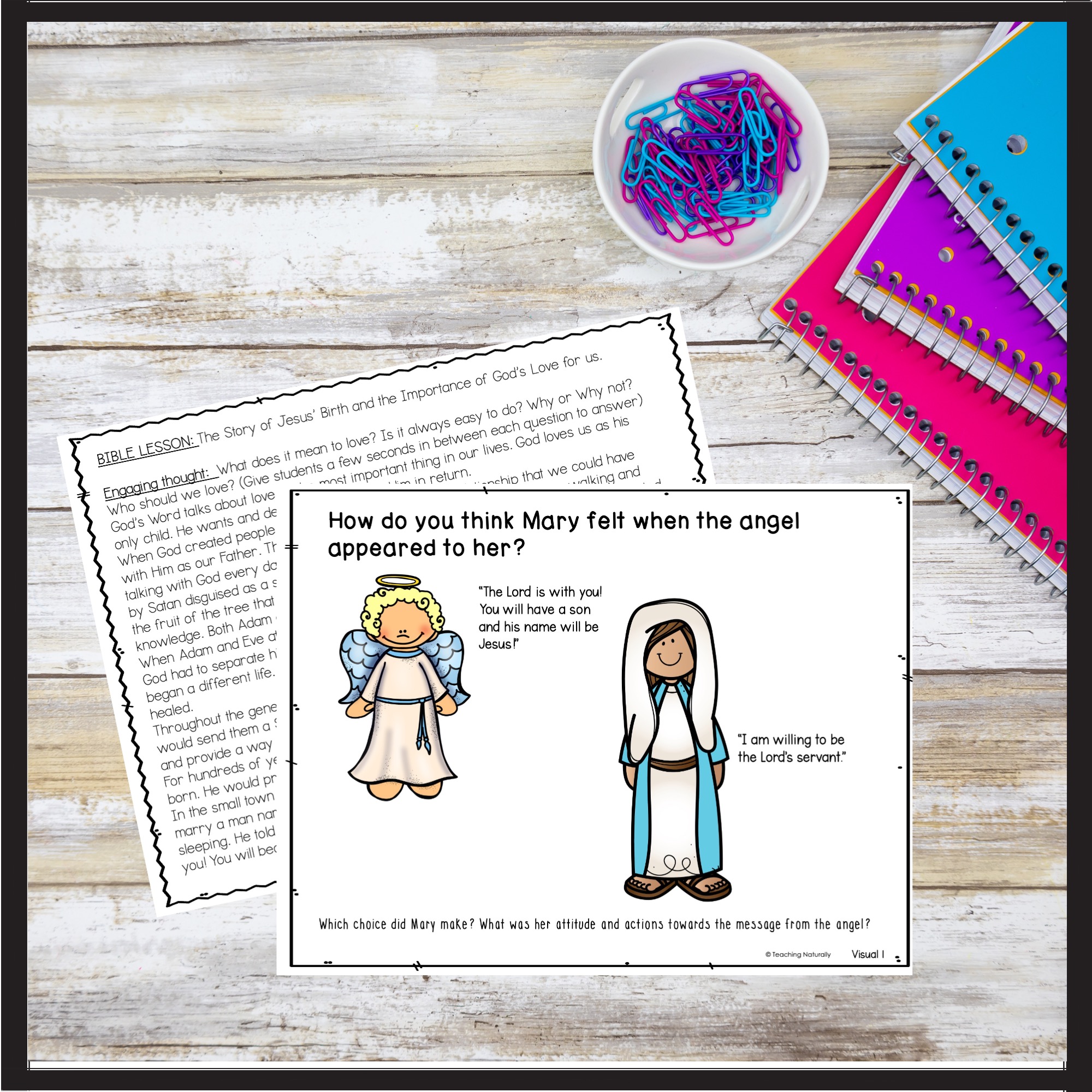 Christmas Bible Lesson & Activities 1st 2nd Primary Grades | Made By ...